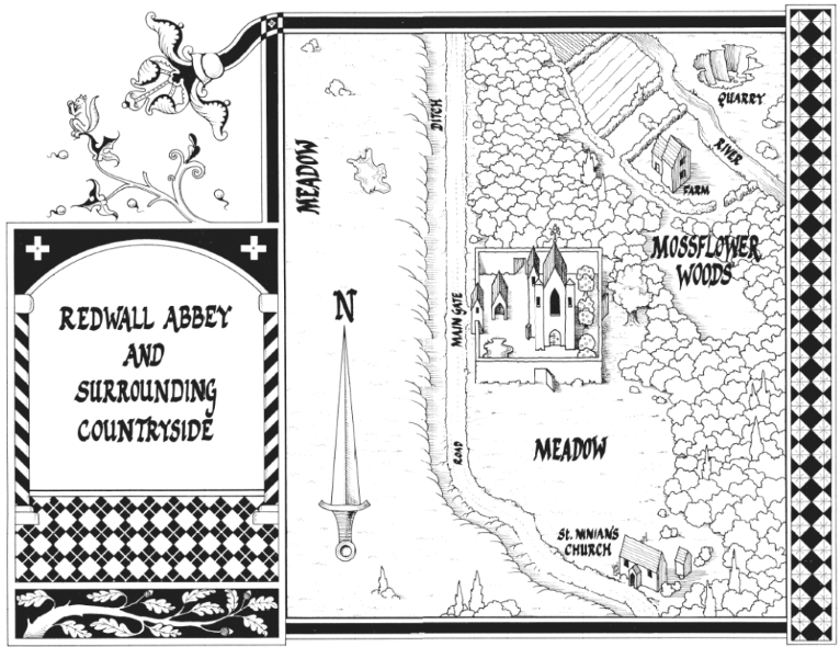 Book #1 – Redwall – Maps of Redwall!
