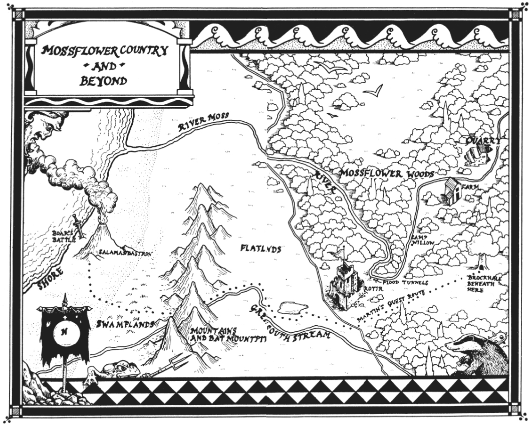 Book #2 – Mossflower – Maps of Redwall!