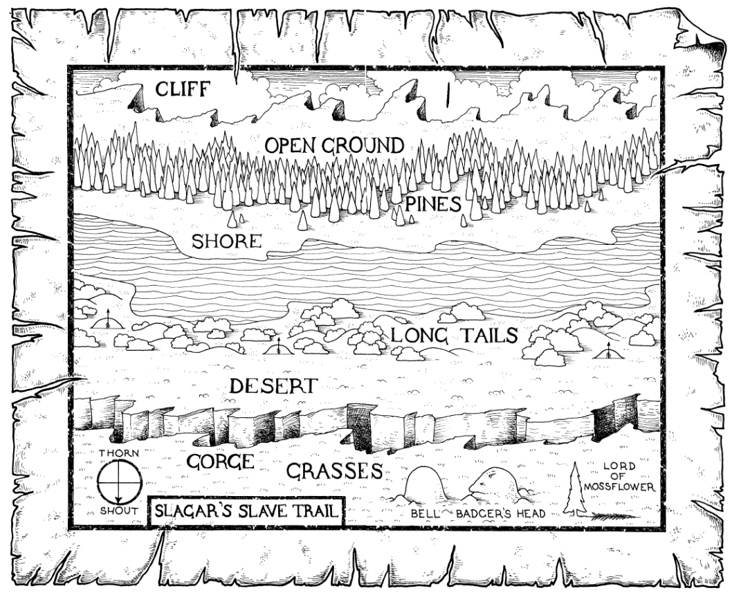 Book #3 – Mattimeo – Maps of Redwall!