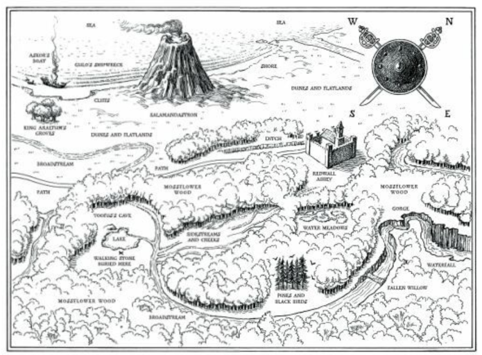 Book #17 – Rakkety Tam – Maps of Redwall!