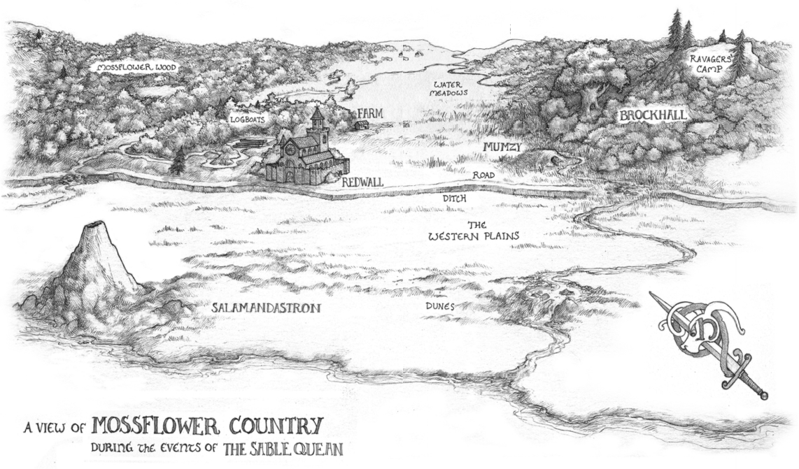 Book #21 – The Sable Quean – Maps of Redwall!