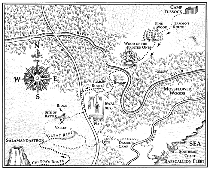 Book #10 – The Long Patrol – Maps of Redwall!
