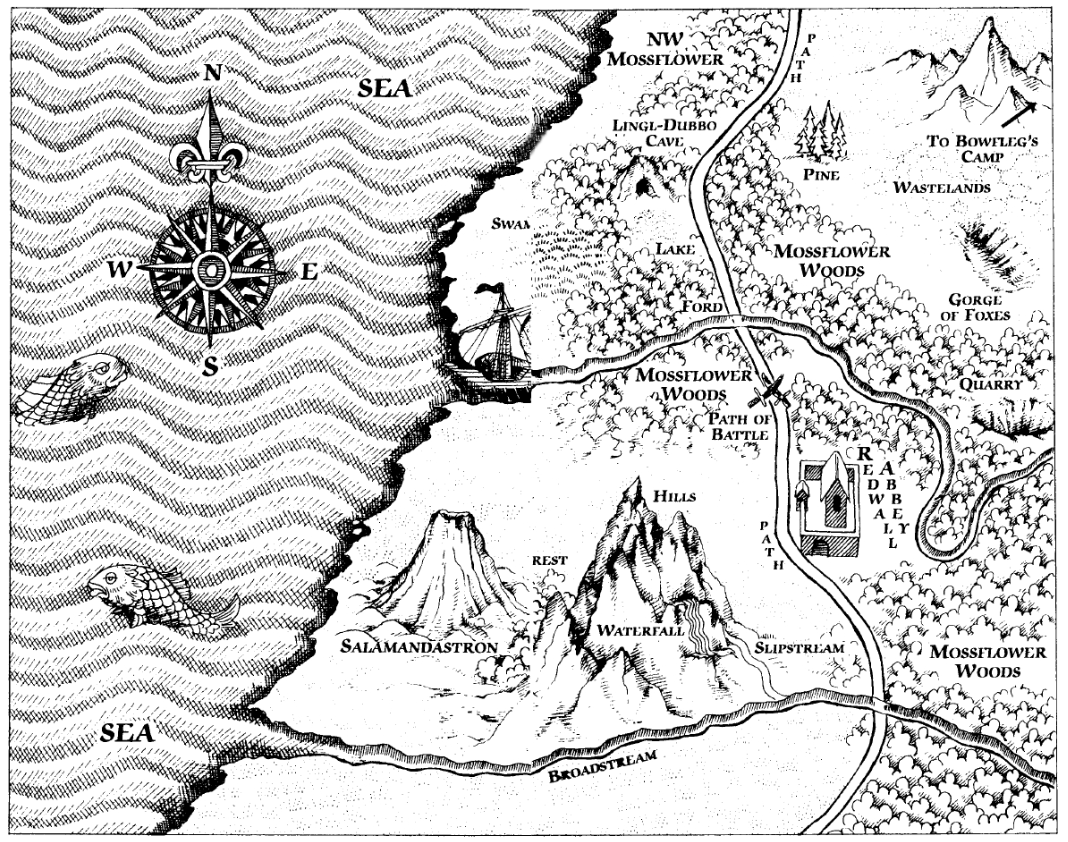 Book #8 – Outcast of Redwall – Maps of Redwall!